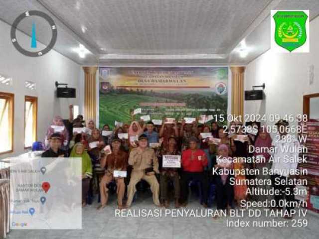 Pemdes Damar Wulan salurkan BLT_DD Tahap Akhir 2024. | AliansiNews